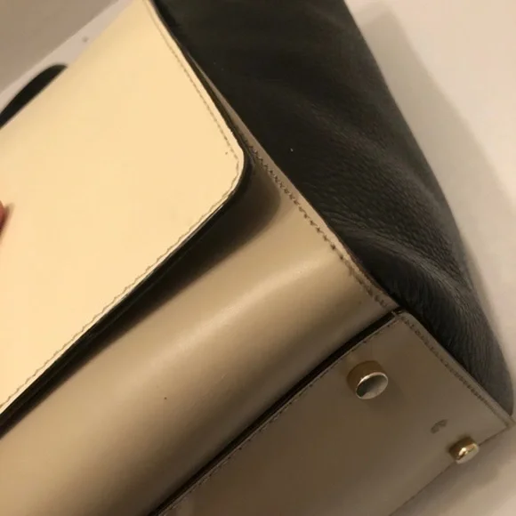 Kate spade colorblock trapeze leather bag